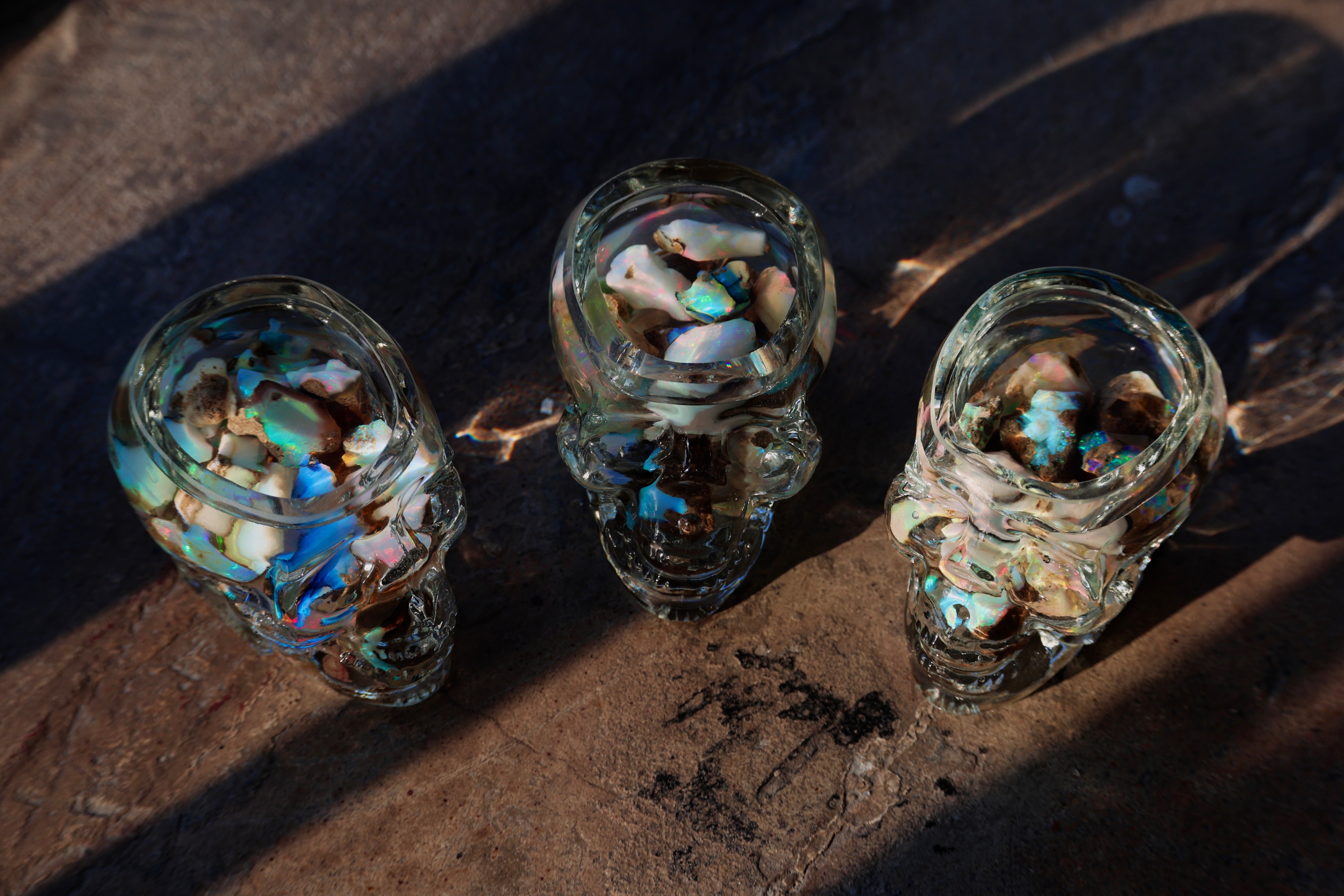Skull Chalk Jars – The Opal Trove